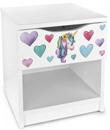 Tables de chevet girly pour une chambre de fille réussie
